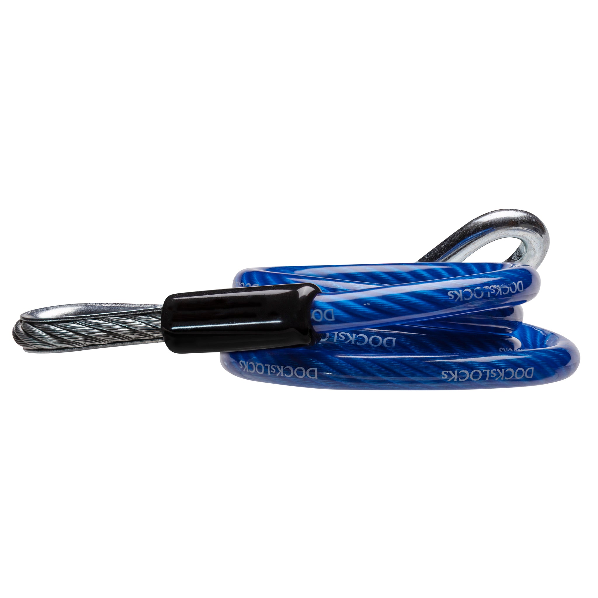 DocksLocks® Trailer Safety Cables with Snap Hook Safety Latches, 48” L