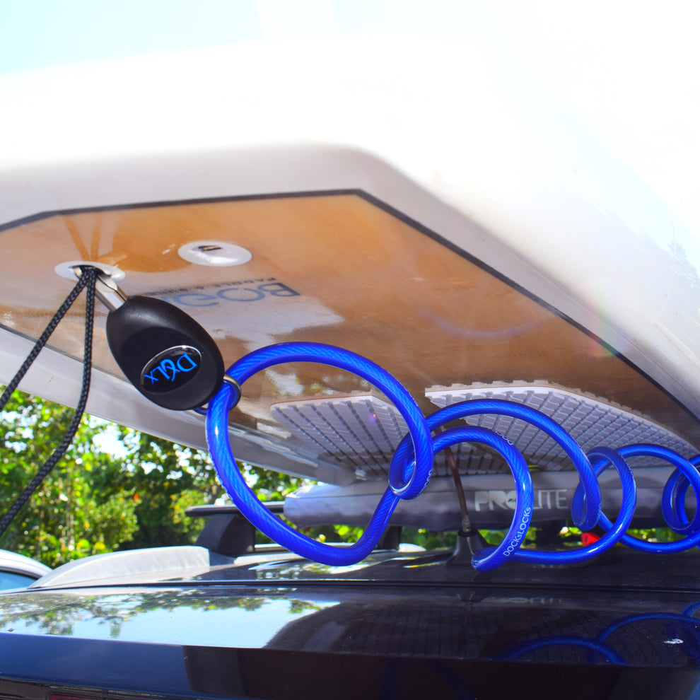 DocksLocks® Deluxe SUP Paddleboard Anti-Theft Security System with Pad